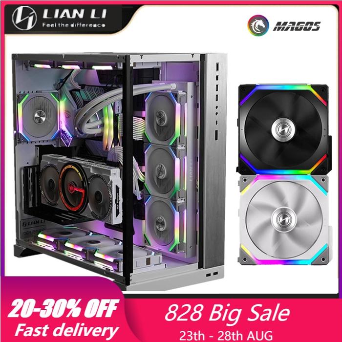 Jual Lian Li Uni Fan Sl120, Pc Case Modular Rgb Fan Kit, 12Cm - Kota ...