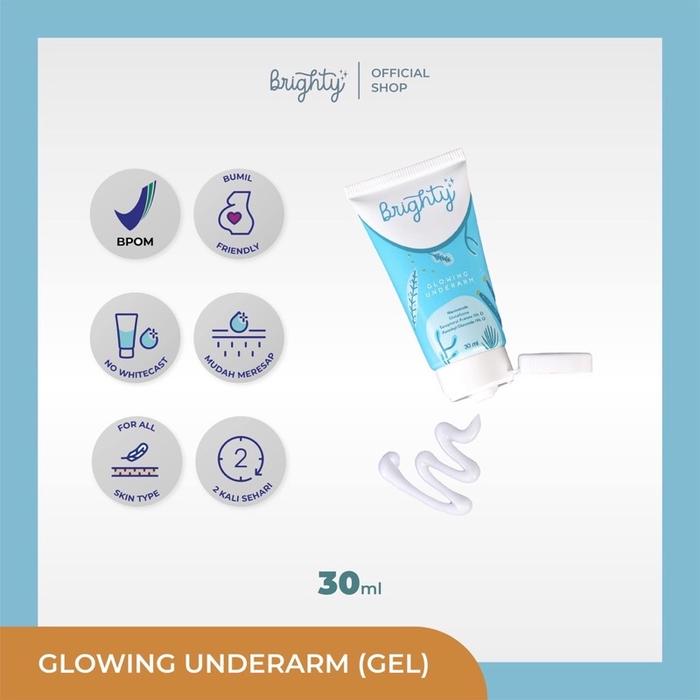 Jual BRIGHTY Glowing Underarm 30ml Pemutih Ketiak No1 Di indonesia ...