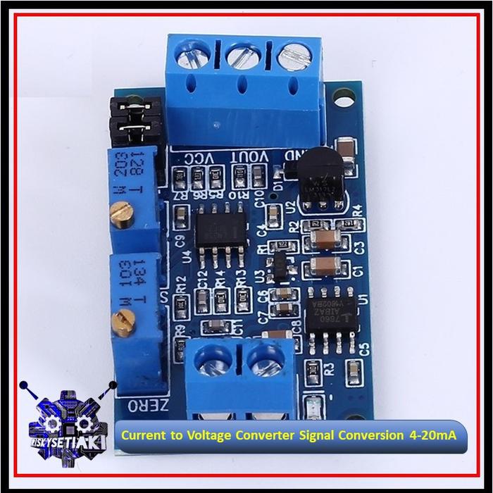 Jual Current Voltage 0 / 4 - 20mA ke 3.3 - 10 VDC 4-20mA Converter ...