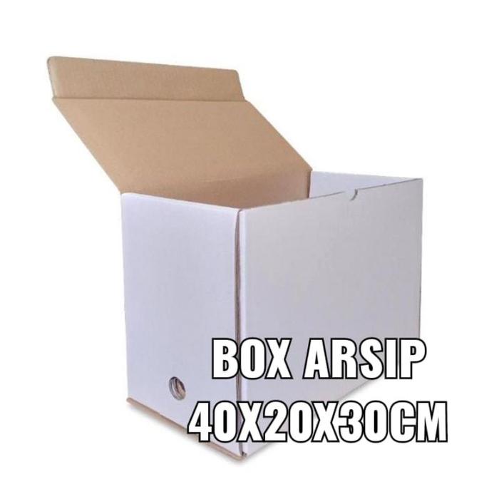 Jual Grosir Kardus Arsip 40X20X30Cm (Putih Double Wall)/Box Arsip /Dus - Kota Surabaya - Pusat ...