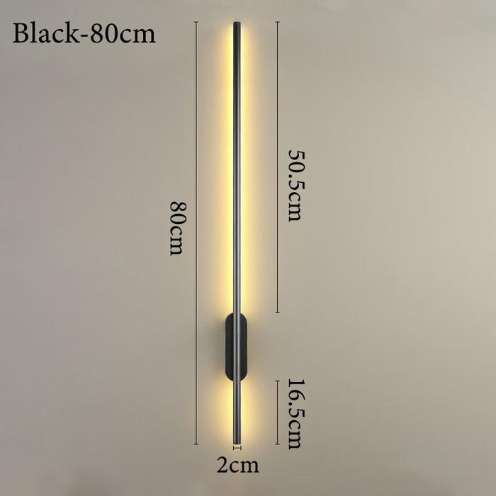 Jual New LED Nordic Strip Panjang Lampu Dinding Lampu Samping Tempat ...