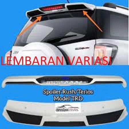 Jual spoiler toyota rush & terios model TRD 2008-2017 - Jakarta Pusat ...