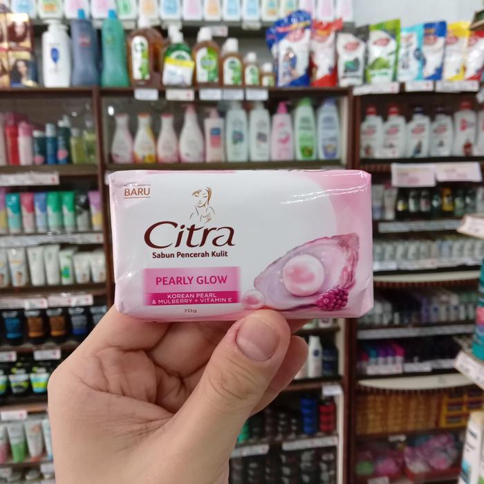Jual SABUN BATANG CITRA PEARLY GLOW BAR SOAP KOREAN PEARL 70g - Kota ...