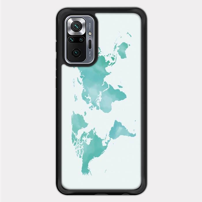Jual Casing Custom Redmi Note 10 Pro World Map F0018 - Kota Semarang ...