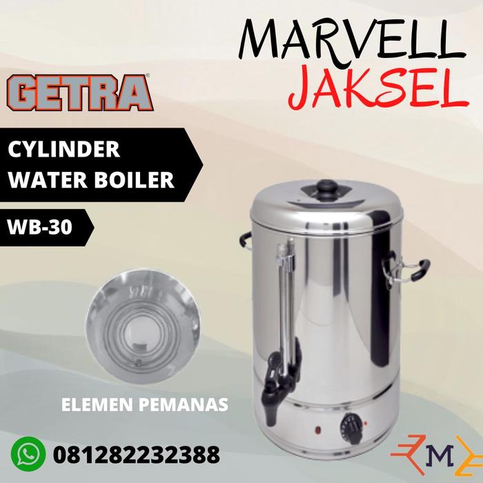 Jual WATER BOILER CYLINDER GETRA WB-30 TEKO PEMANAS AIR LISTRIK ...
