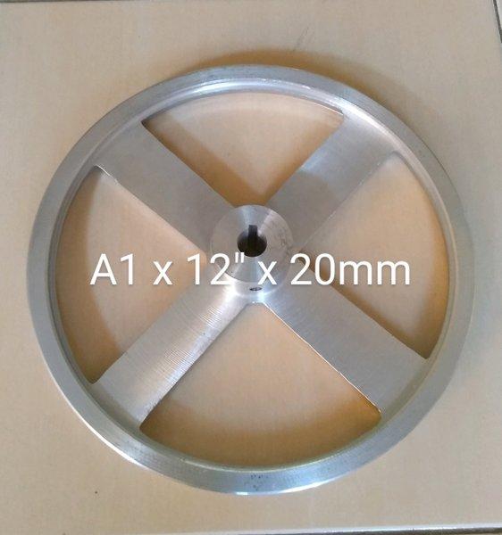 Jual Pulley Puli A1 - 12 Inch As 20 Mm Pully Alumunium Sto - Kota ...