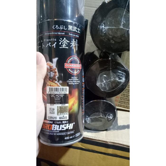 Jual pilok pilox samurai varian hitam glossy hitam doff abu gelap ...
