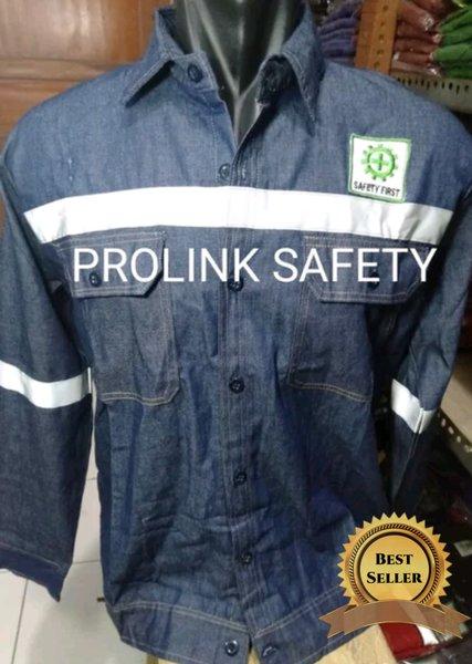 Jual Seragam Baju Safety Bahan Levis Logo K3 Bendera Jyo - Kab. Bekasi - jaya.official store ...