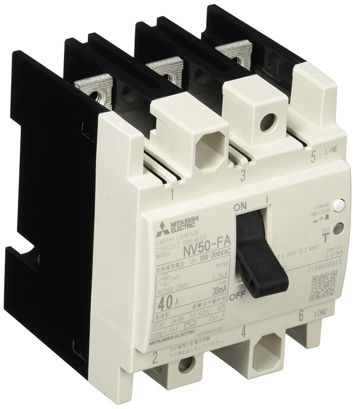 Jual Circuit Breaker Mitsubishi NV-50 NV-50FA: 2P, 10A, Auxiliary Type - Kota Bandung - Control ...