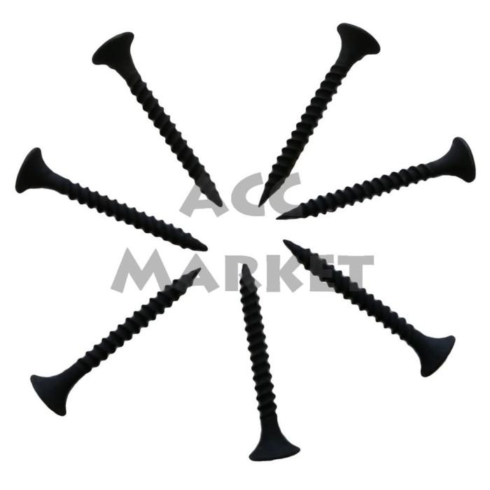 Jual Sekrup Gypsum 100 Pcs 6 Mm x 1 Inch Skrup Secrup Screws Scrup ...