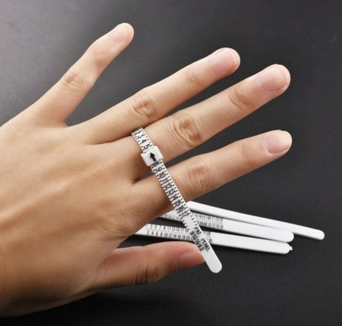 Jual Finger Meter ukur lingkar jari - Meteran Pengukur lingkar jari ...