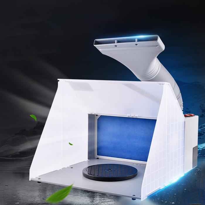 Jual DIY Model painting and coloring workbench exhaust fan Airbrush ...