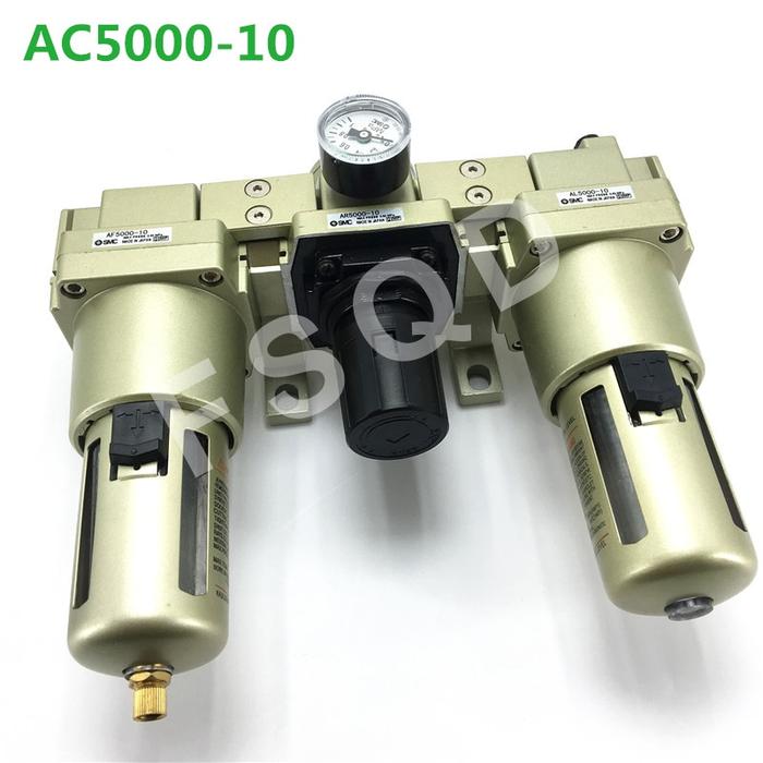 Jual AC5000-06D AC5000-10 SMC FRL Air Filter Regulator Combined Air ...
