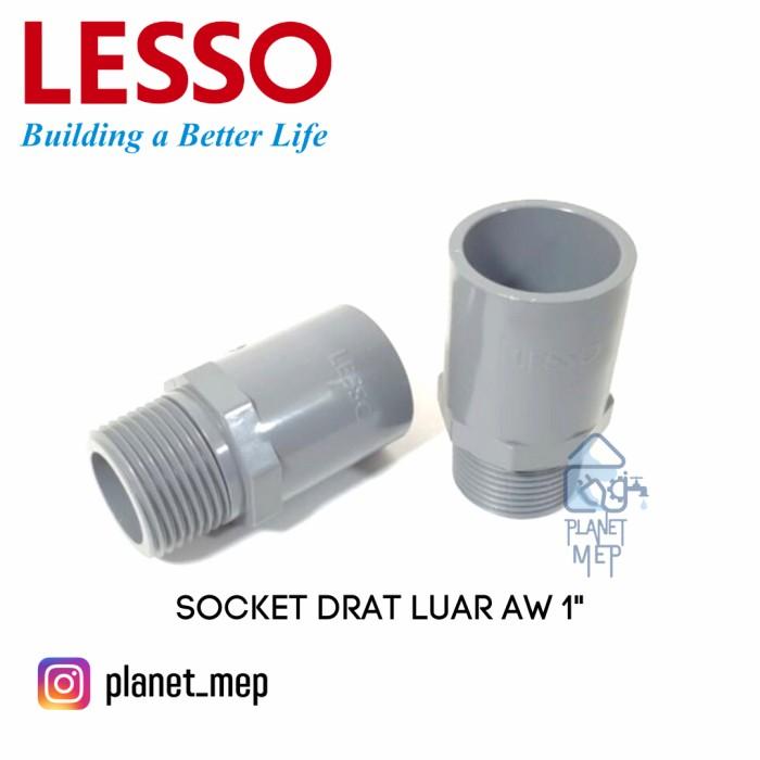 Jual LESSO SOCKET DRAT LUAR AW 1" PVC / VALVE SOCKET - Kota Denpasar ...