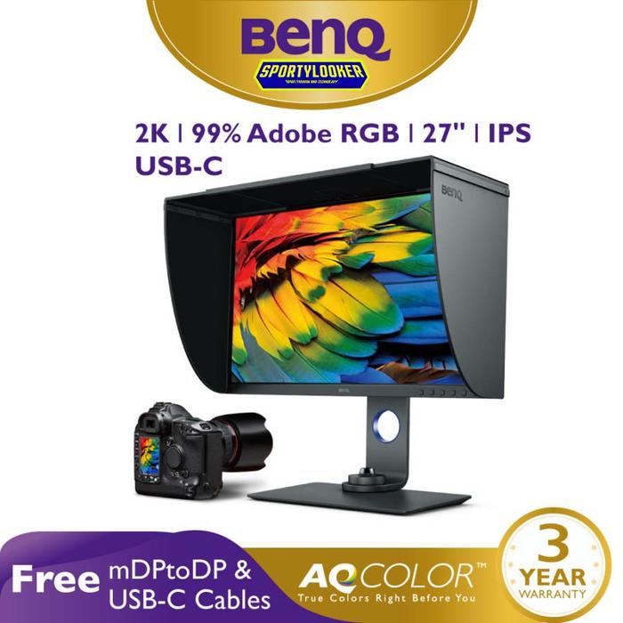 Jual BenQ SW270C Photographer Monitor | 27" | 2K QHD | IPS | USB C | Shield - Kota Depok ...