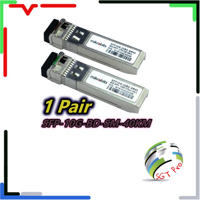 Jual Mikrobits SFP Transceiver SFP-10G-BD-SM-40KM 1 PAIR - Jakarta ...