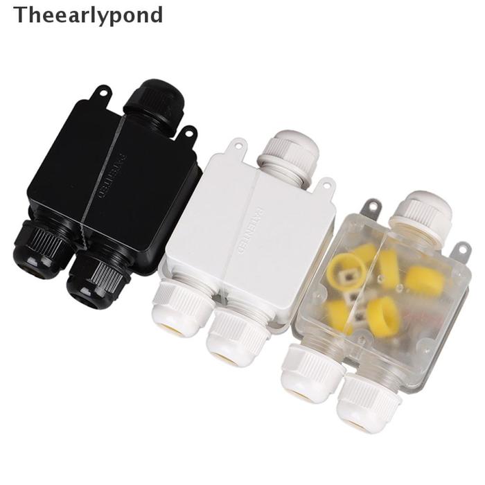 Jual Theearly 3 Way Plastic Waterproof External Electrical Junction Box ...