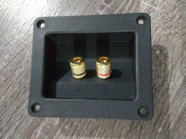 Jual CE TERMINAL BOX SPEAKER PLASTIK KOTAK BLACK GOLD PLAT C13 - Kota ...