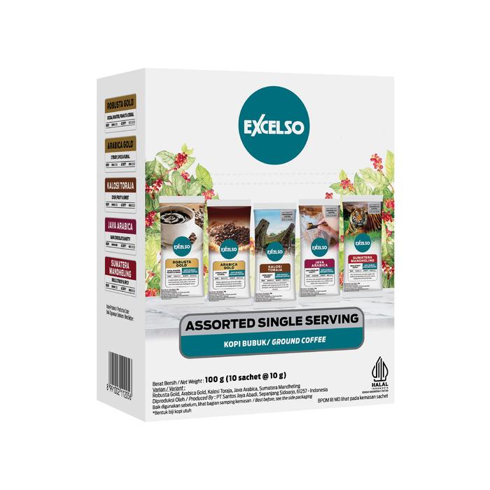 Jual Excelso Kopi Single Serving Assorted Pack - Folding Box (10SCH x ...