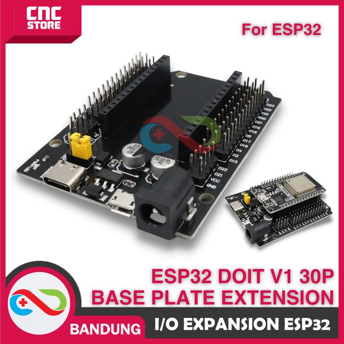 Promo I/O EXPANSION ESP32 SHIELD ESP32 DOIT V1 30P BASE PLATE EXTENSION - Kota Bandung - CNC ...