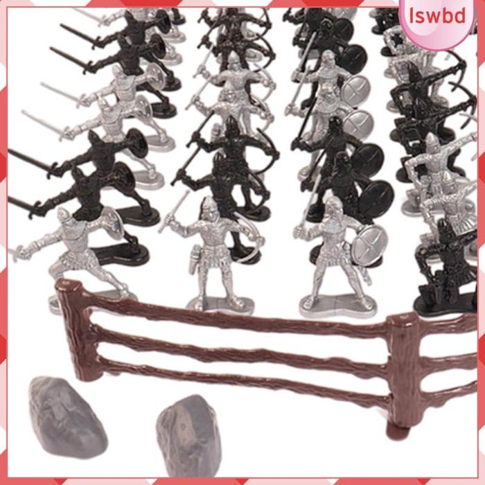 Jual Plastic Ancient Roman Soldiers Army Men Battle Scene Infantry ...