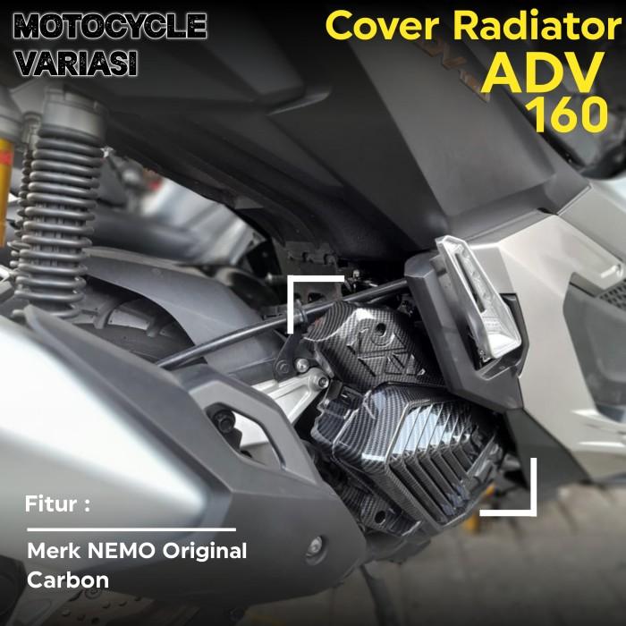 Jual Cover Radiator ADV 160 Carbon Cover Carbon ADV 160 Nemo - Kota ...