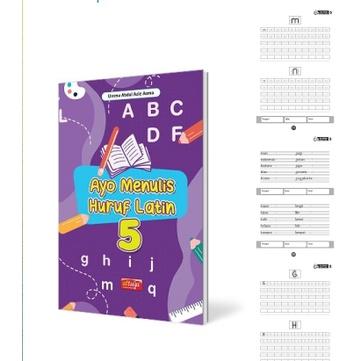 Jual Buku Ayo Menulis Huruf Latin Jilid 1 2 3 4 5 6 Attuqa Belajar ...