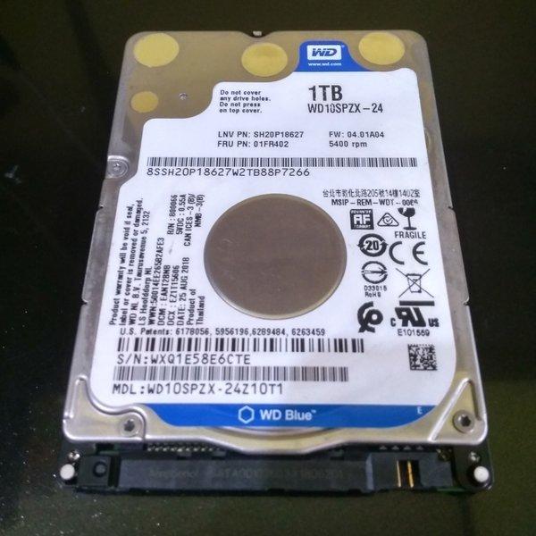 Jual HDD SLIM HARDDISK Wd Blue THIN 1TB 2.5IN Laptop Rusak limitd ...