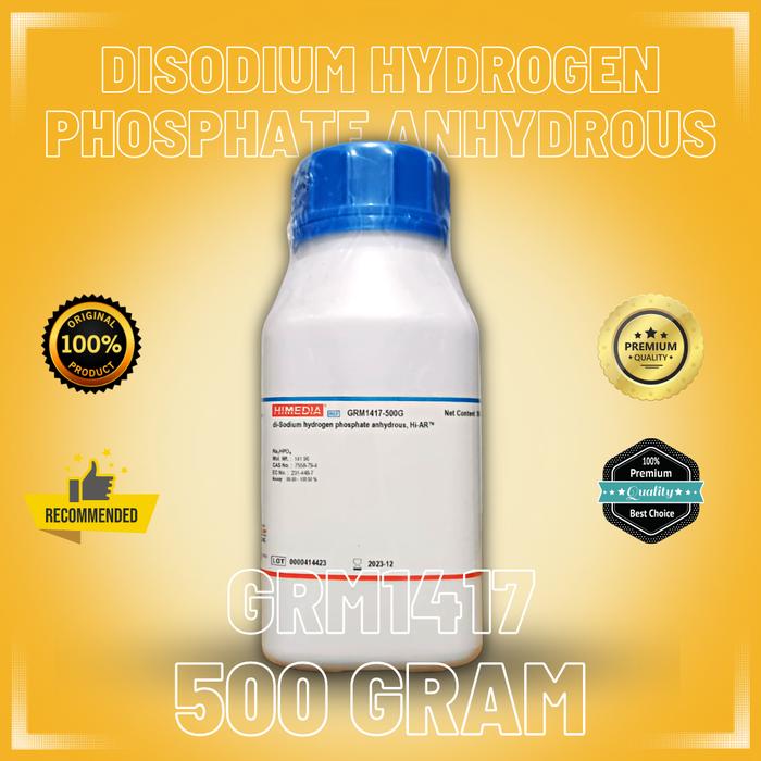 Jual Disodium Hydrogen Phosphate Anhydrous, Hi-AR | Na2HPO4, 500 gram - Kab. Bogor - Gudang ...