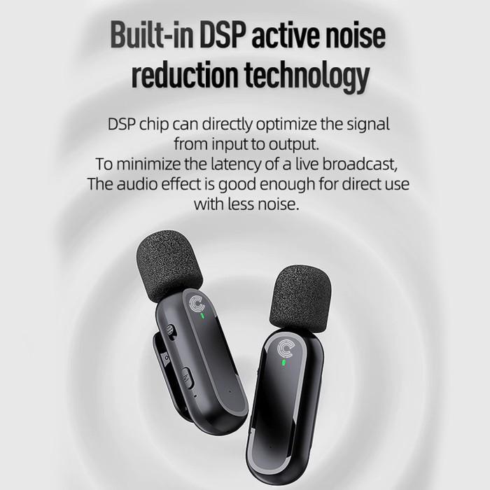 Jual Costa True Dual Tx Wireless Mic Super Lavalier Clip On Phone Type ...