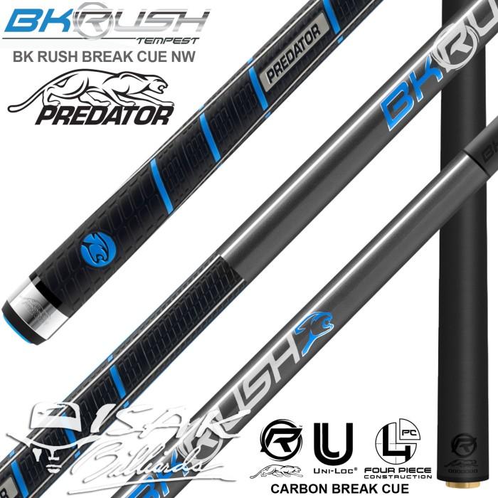 Jual Predator BK Rush Tempest SW Grey Carbon Break Cue Revo Billiard Stick - Jakarta Barat ...