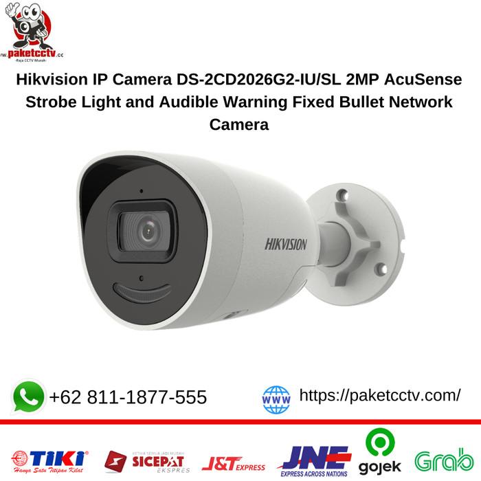 Jual Hikvision IP Camera DS-2CD2026G2-IU/SL 2MP AcuSense Strobe Light - Jakarta Utara - Raja ...