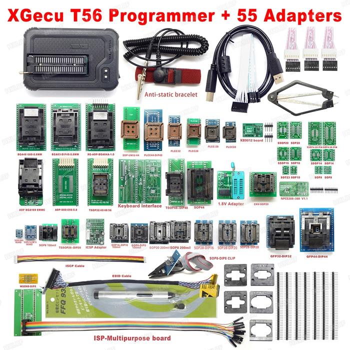 Jual Xcu T56 Emmc-Nand Flash Programmer + 55 Adapter Super - Jakarta ...