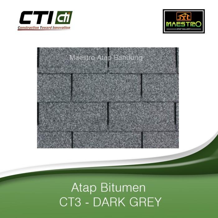 Jual Atap Bitumen CT3 DARK GREY-CLASSIC 3-TAB ASPHALT ROOFING SHINGLE ...