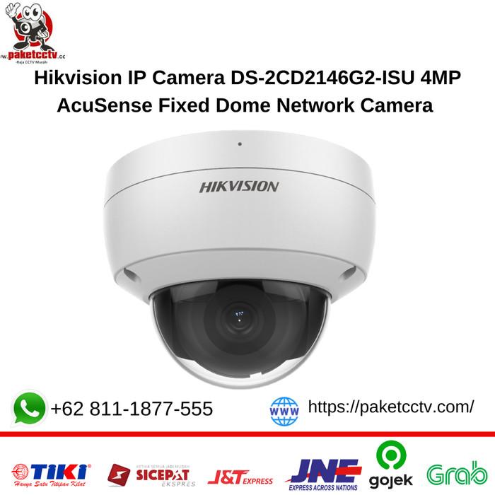 Jual Hikvision IP Camera DS-2CD2146G2-ISU 4MP AcuSense Fixed Dome - Jakarta Utara - RAJA CCTV ...