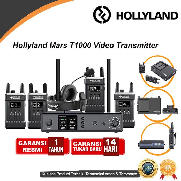 Jual Wireless Intercom Hollyland Mars T1000 Full-Duplex Intercom System ...