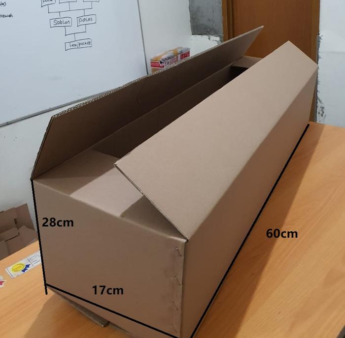 Jual Kardus Dus Kotak Box Standard Karton Packing Kemasan 60x17x28cm ...