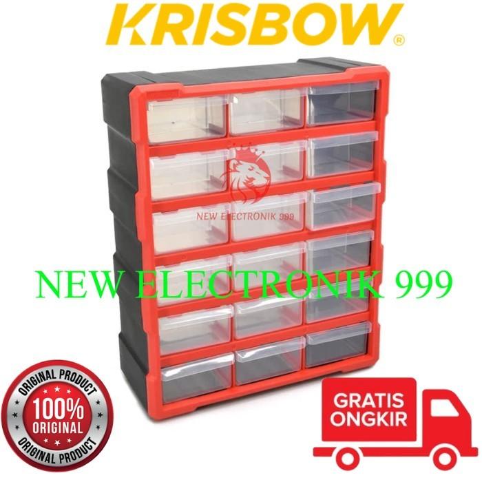 Jual KRISBOW STORAGE BIN 18 DRAWERS 10086092 - Jakarta Barat - Dunia ...