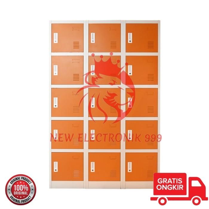 Jual Loker 15 Pintu Putih / Oranye LOCKER 15 DOOR D54 WHITE ORANGE (U/2) - Jakarta Barat - Dunia ...