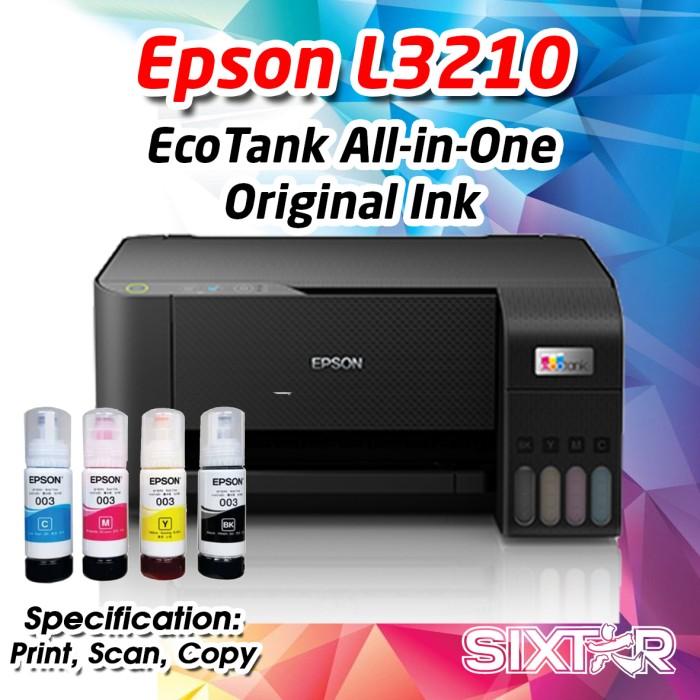 Jual Epson EcoTank L3210 A4 All-in-One Ink Tank Printer Original ...