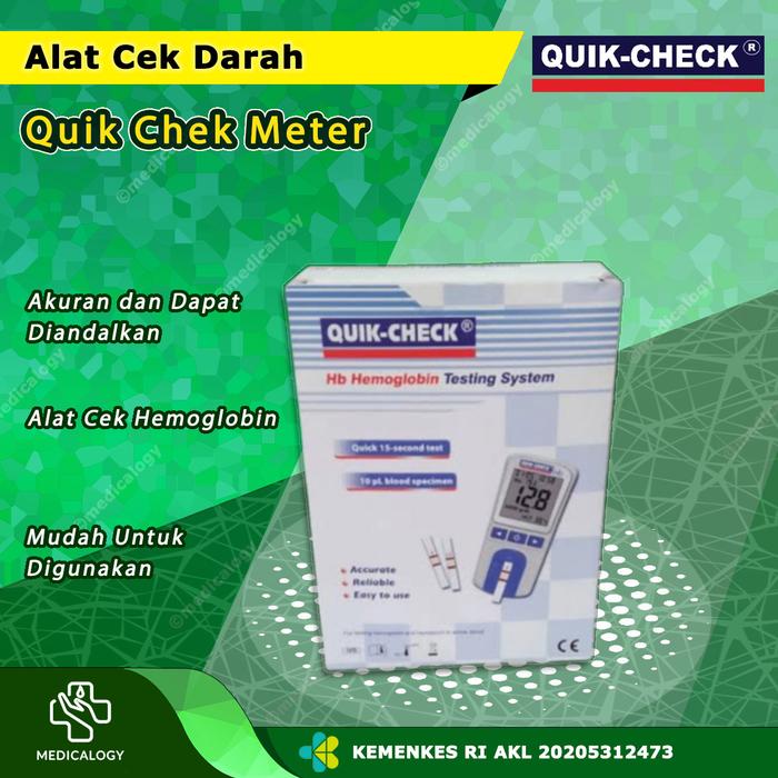 Jual Alat Cek Hemoglobin (HB) Meter merk Quick Check - Jakarta Timur ...