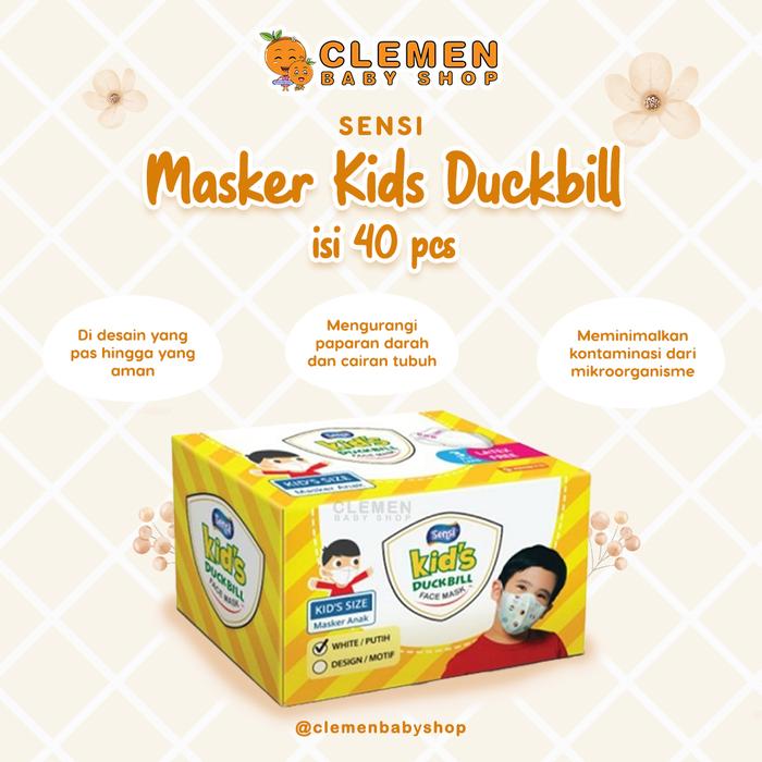 Jual Sensi Masker Kids Duckbill Isi 40 ( Masker Anak ) - Kota Palembang ...