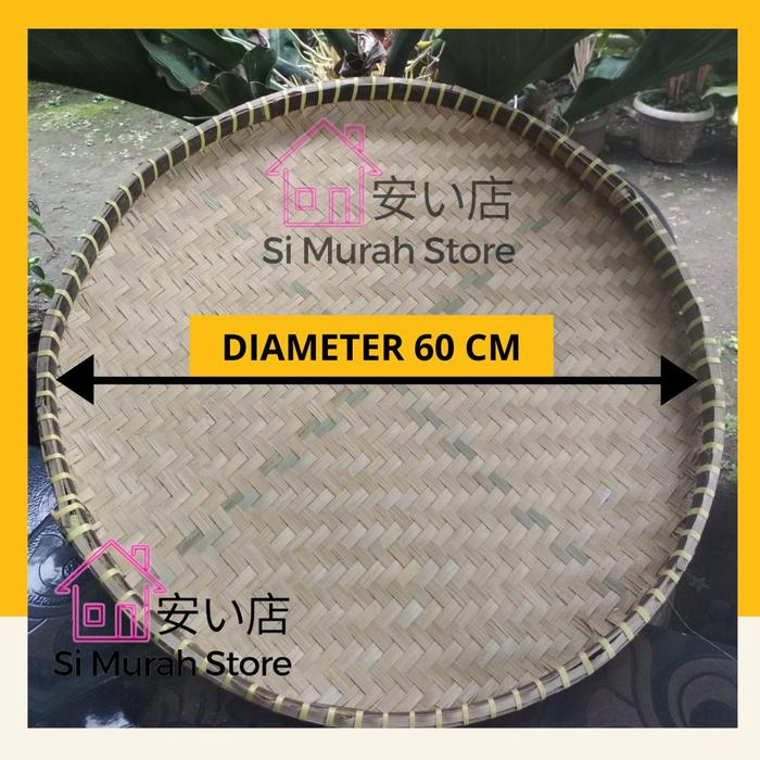 Jual Tampah Bambu Anyaman Besar 60cm Murah Nampah Bambu 60cm Murah ...