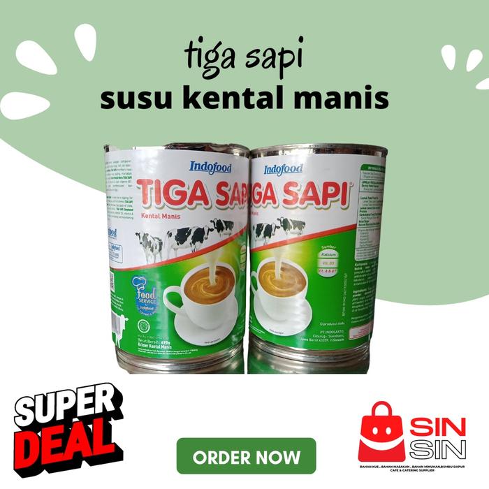 Jual tiga sapi susu kental manis 490g - Kota Malang - sinsin bahan kue ...
