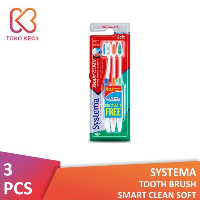 Jual Systema Sikat Gigi Smart Clean Soft Isi 3 - Jakarta Pusat - Toko ...