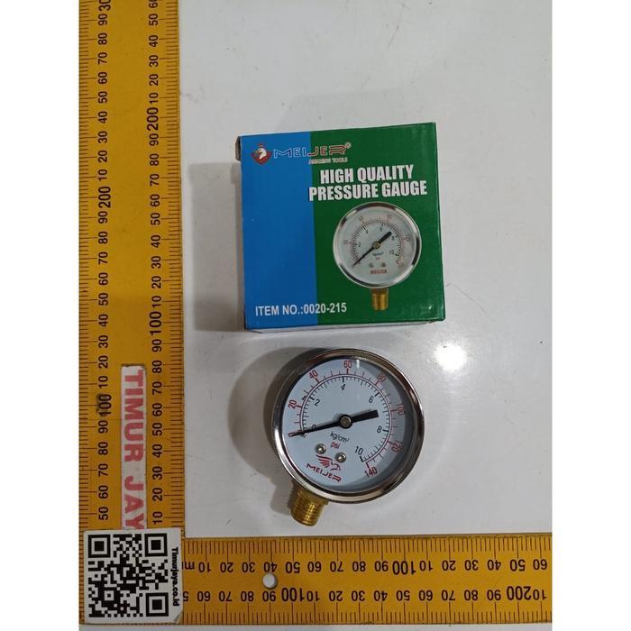 Jual EINHILL Manometer 10 Bar Pressure Gauge Ukuran Angin Kompresor ...