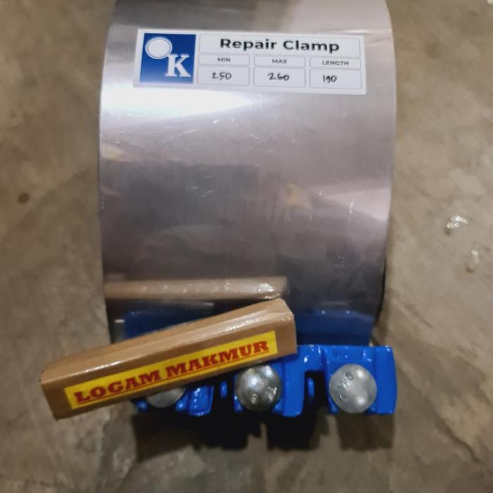 Jual Repair Clamp Pipa Pvc & Besi 10" (250Mm) - Klem Perbaikan Pipa ...