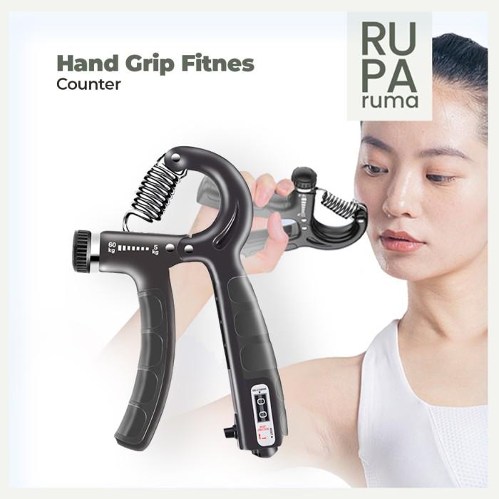 Jual Hand Grip 5-60kg Digital Adjustable Alat Fitness Otot Lengan ...