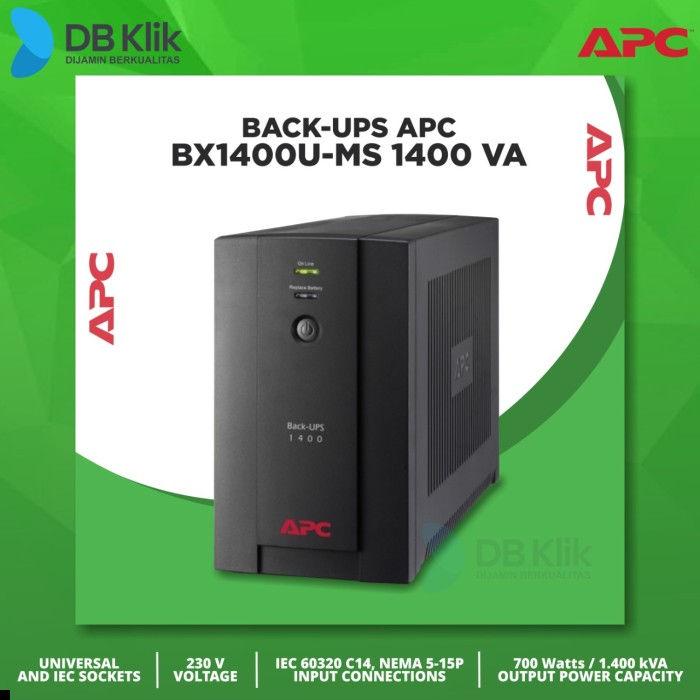 Jual UPS APC BX1400U-MS 1400VA 700Watt - MINUS DOS PENYOK - Kota ...