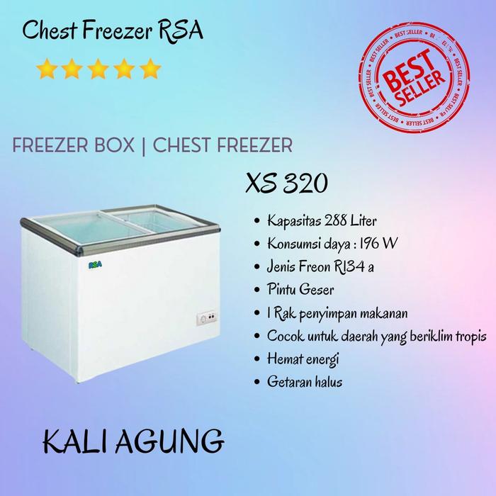 Jual FREZER BOX RSA 200 LITER | XS 320 | CHEST FREEZER - Kota Serang ...
